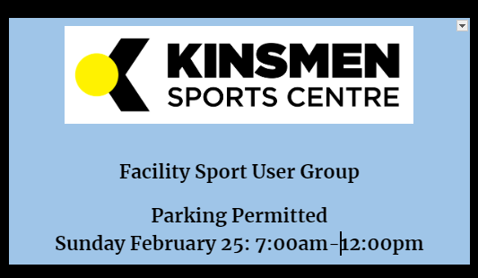 Edmonton Keyano Swim Club | Event Parking - Kinsmen